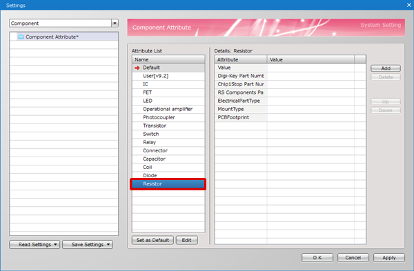 Quadcept - Component Attribute